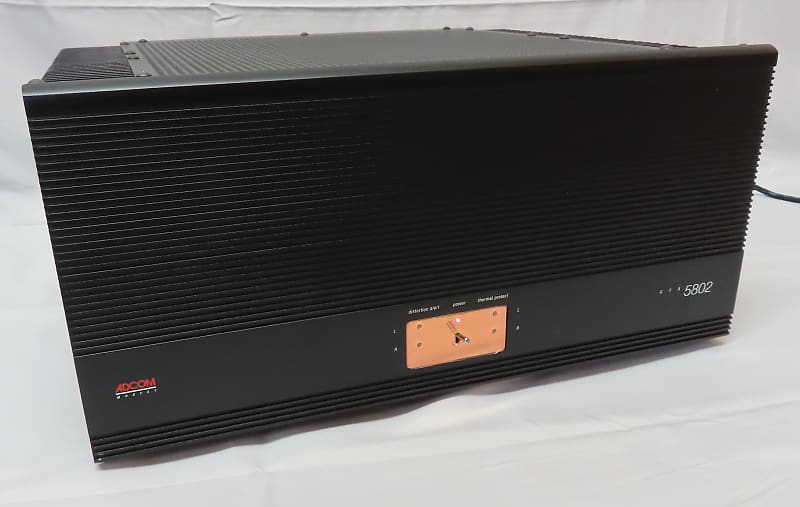 Adcom GFA-5802 Stereo Power Amplifier - 300 Watt Per Channel | Reverb