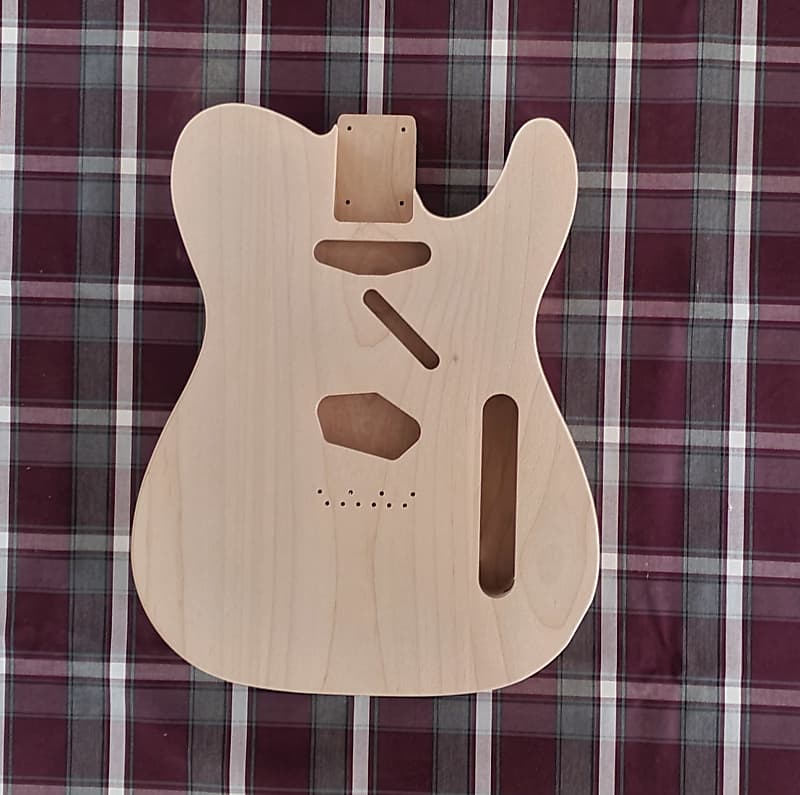 Woodtech Routing 3 pc Alder Telecaster Body - Unfinished | Reverb