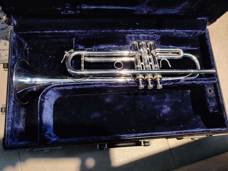 Benge 3x (ML) Trumpet 1975 Silver Plate | Reverb