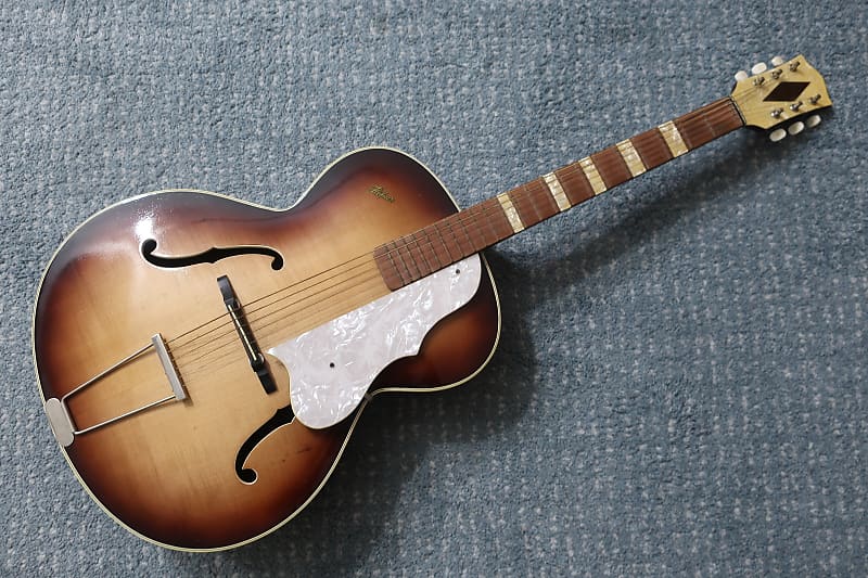 Vintage 1950-60s Karl Hofner Jumbo Acoustic Guitar High | Reverb