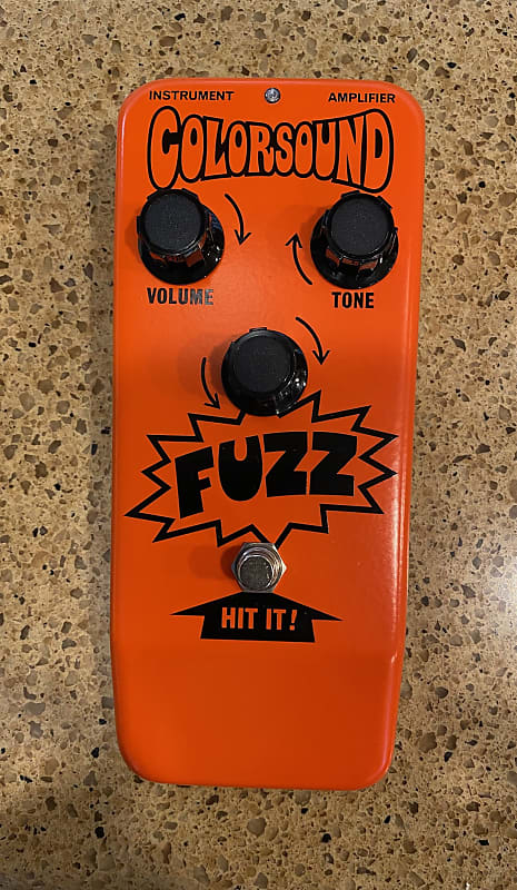 Colorsound fuzz 1st run NPN Silicon 2020 - Orange | Reverb