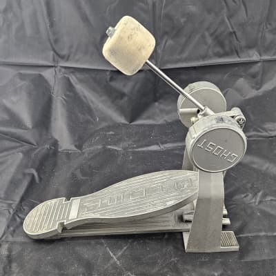 GHOST Bass Drum Pedal 1970s - Matte Silver | Reverb
