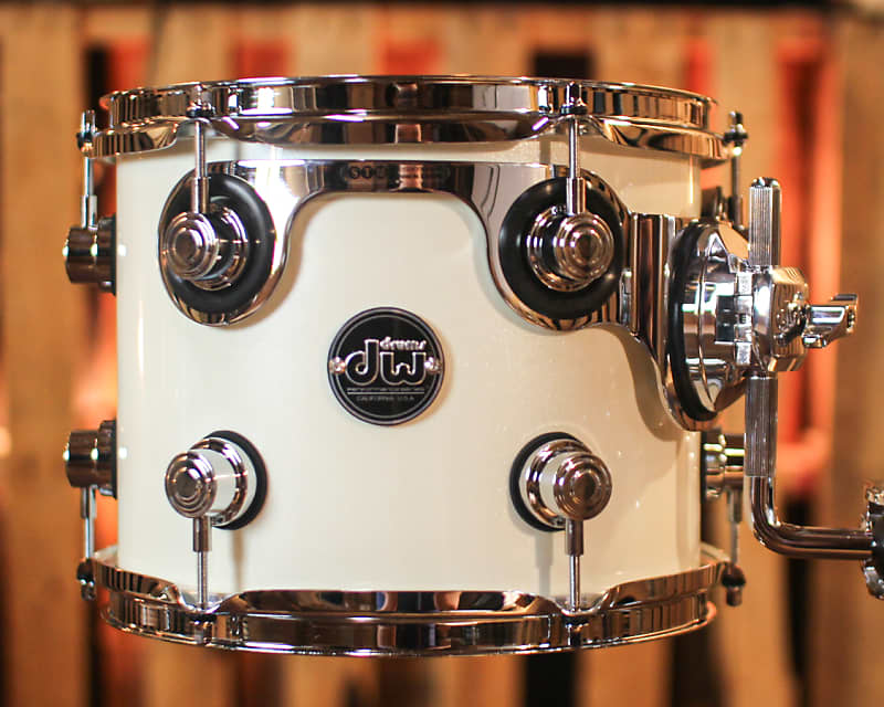 DW Performance White Ice Rack Tom - 8x10 | Reverb