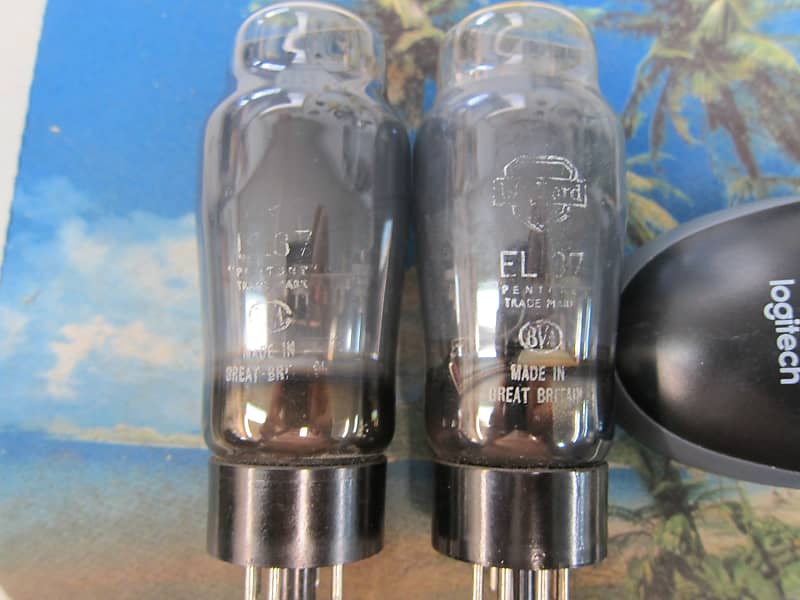 Pr Vintage Mullard EL37 Power Tubes, KT66/6L6/5881,Test | Reverb