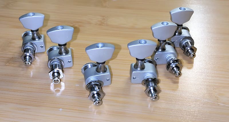 Sperzel Trim Lok 3 + 3 locking tuners - Satin Chrome | Reverb