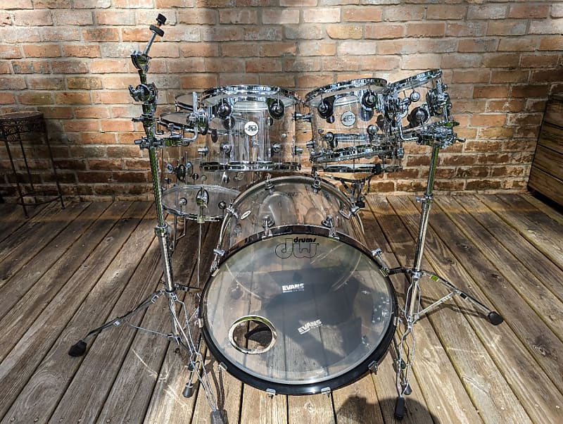 DW 7 piece acrylic design series 2022 - Clear | Reverb