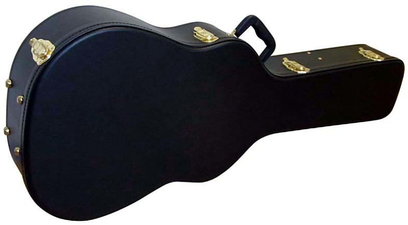 Stagg Dreadnought Guitar Western Hardshell Case - Black - | Reverb