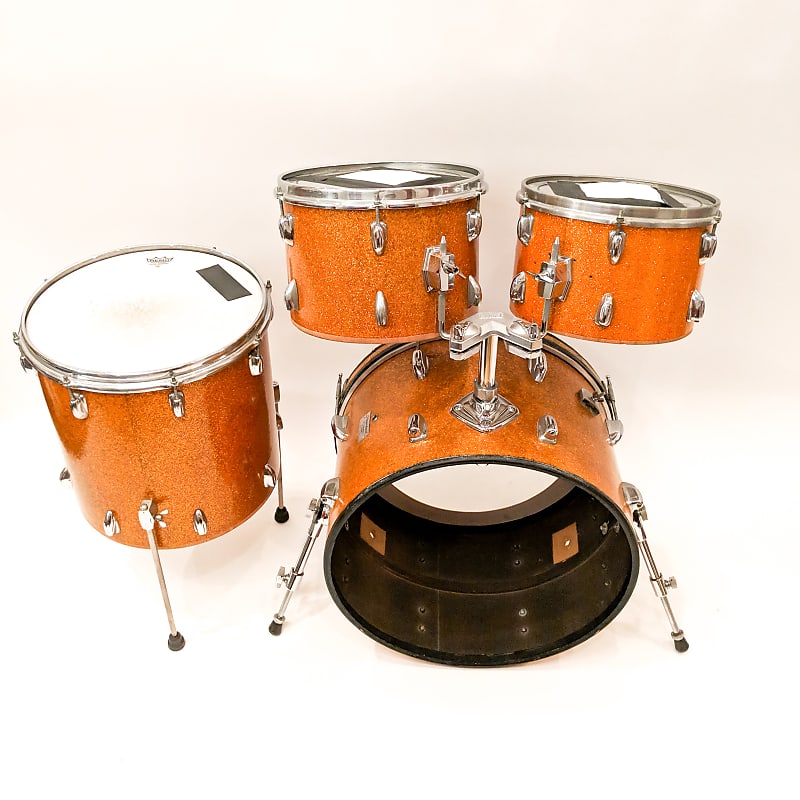Vintage Japanese Fake "Slingerland" Four Piece Drum Set | Reverb