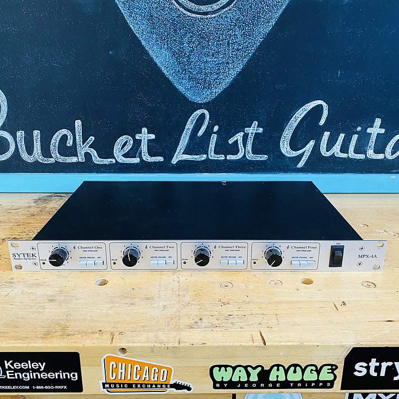 Sytek MPX-4A 4-Channel Mic Preamp *Sustainably Shipped* | Reverb