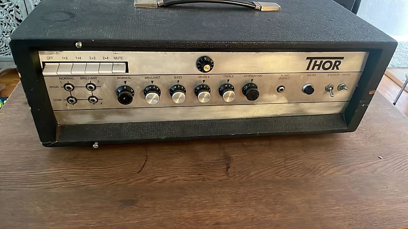 Thor 100 Watt Amplifier Head 1970s (Terry Marshall, i.e. | Reverb