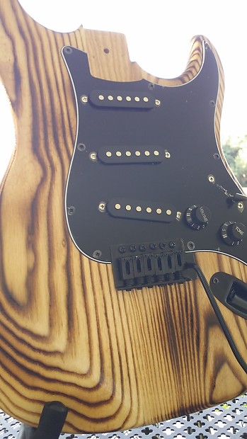 Custom Stratocaster Torched Ash | Reverb