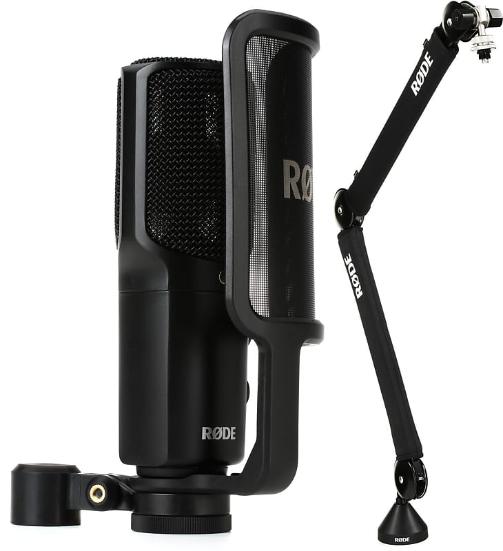 Rode NT-USB USB Condenser Microphone Bundle with Rode PSA1+ | Reverb