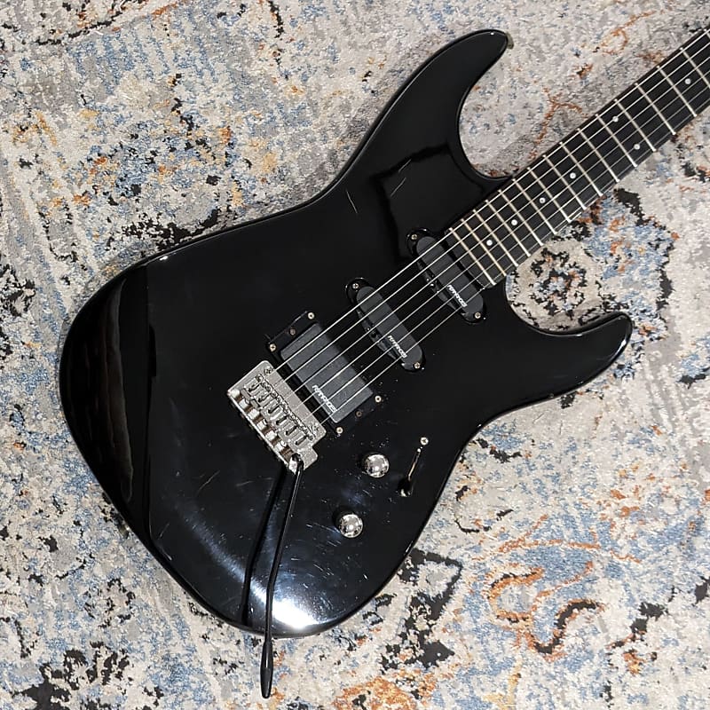 1989 Fernandes 'The Function' SSH-40 black - Made in Japan | Reverb