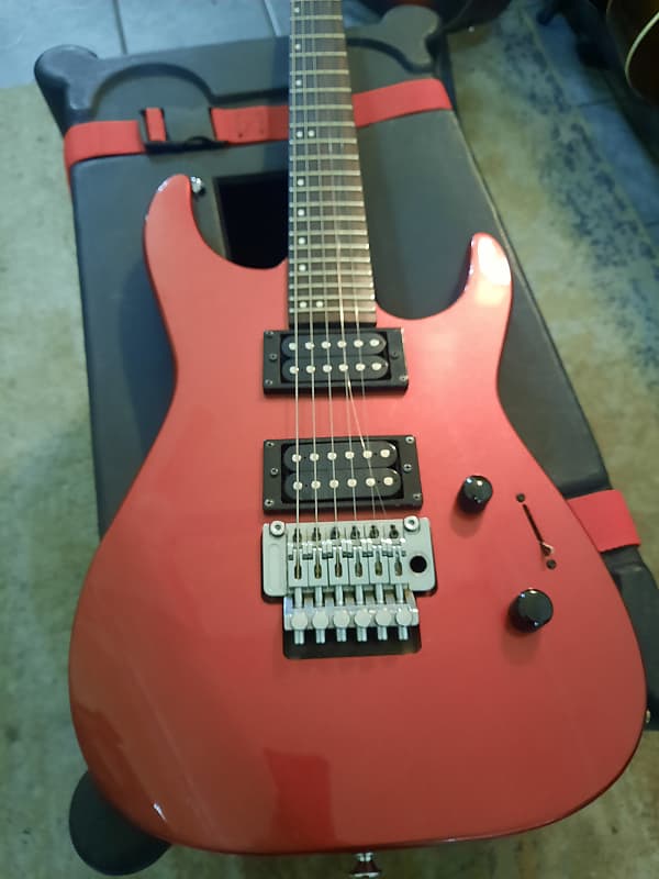 Jackson Dinky ??? 1998 Dark Red Metallic | Reverb