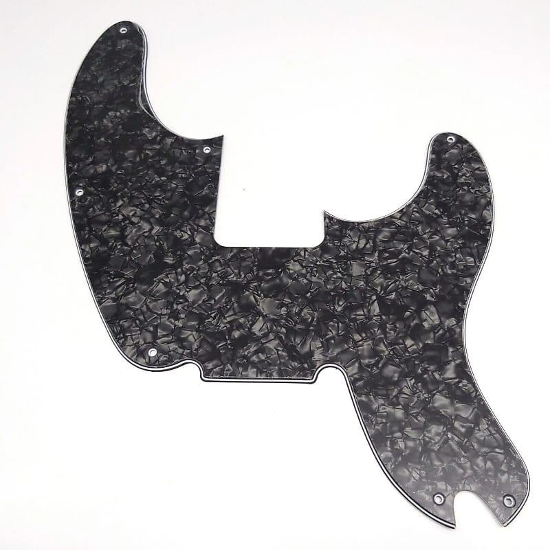 Black Pearl Precision P Bass Style Pickguard Scratch Plate | Reverb UK