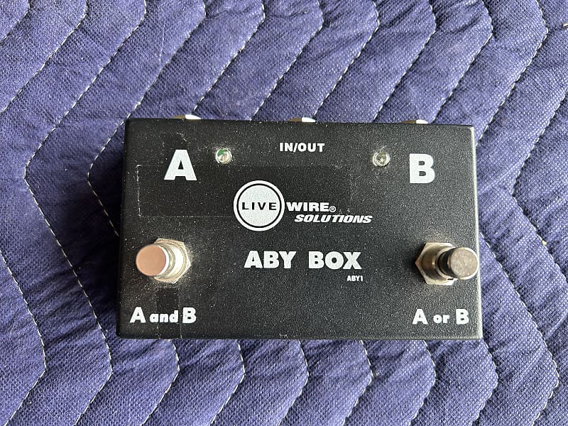 Live Wire Solutions ABY Box 2010s - Black | Reverb