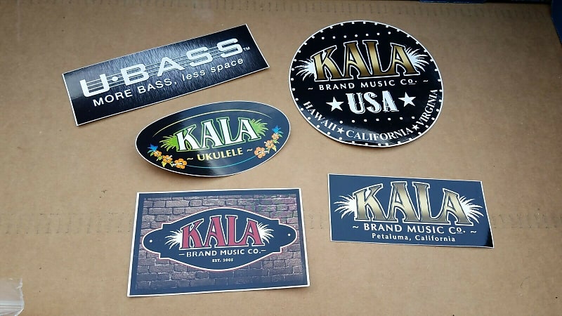 Lot of 5 KALA Brand Uke Ukulele Stickers Decals | Reverb