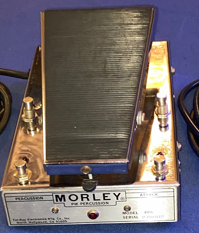 Morley PPA PIK PERCUSSION 1980 - Metal Large Box | Reverb