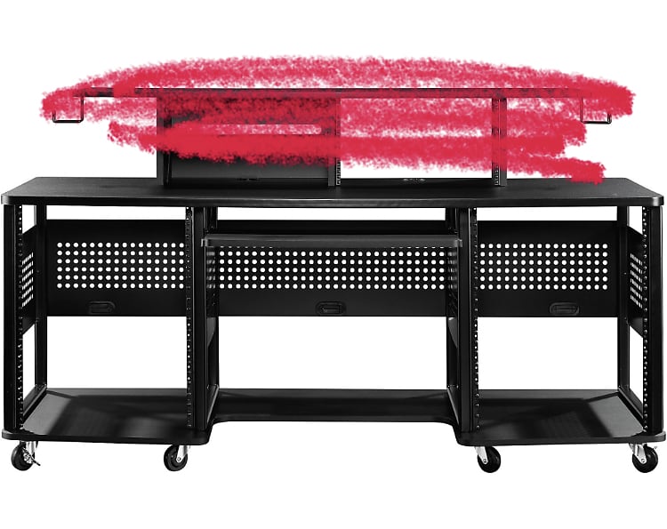 studio RTA producer station desk- Black | Reverb