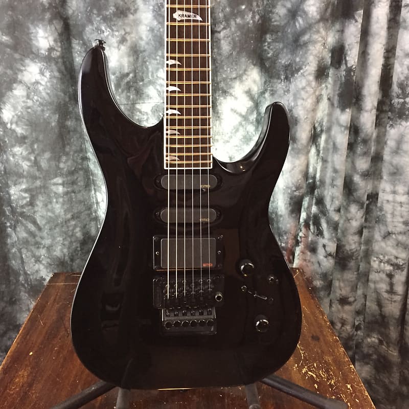 Kramer SM-1 EMG Gloss Black | Reverb