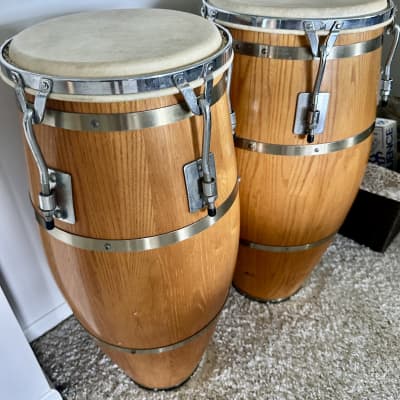 Valje Set Of 3 Congas Owned by Frank Cook of Canned Heat | Reverb