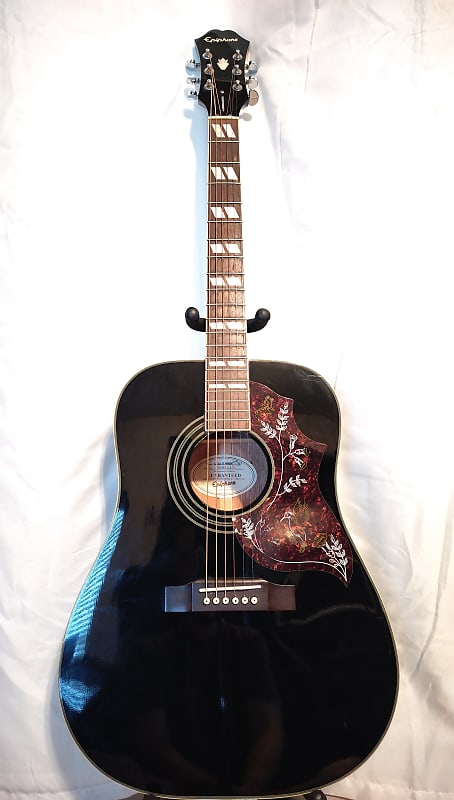 Epiphone Hummingbird Limited Black | Reverb
