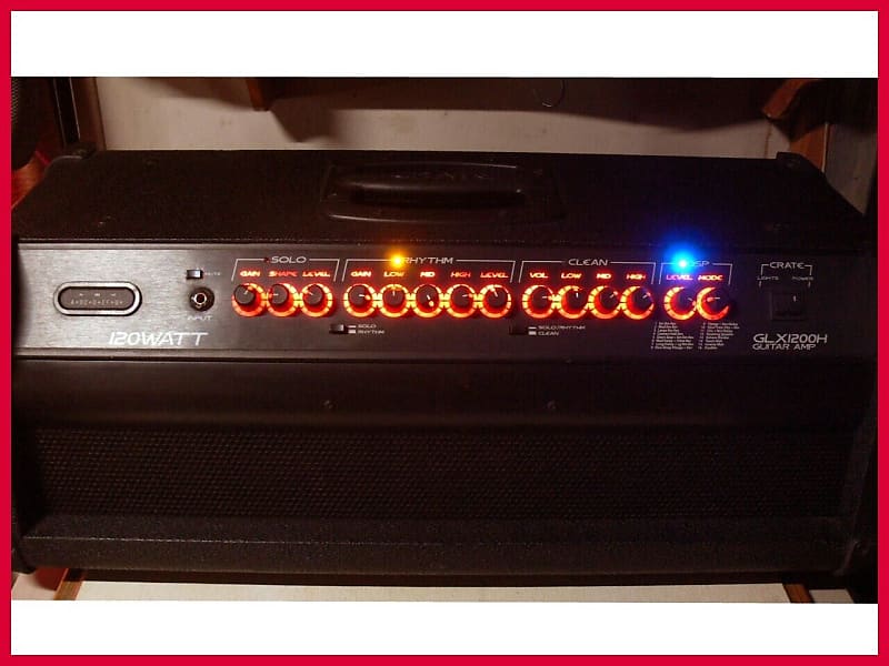 AWESOME SOUND! CRATE 120 WATT 3-CH GLX1200H Amp Head - | Reverb