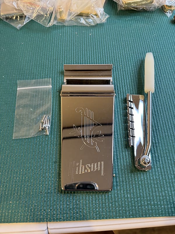 Gibson Lyre Vibrola Tremolo - Chrome | Reverb