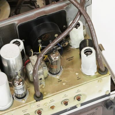 1964 Ampex Model 602 Burgundy Leatherette Portable Analog | Reverb