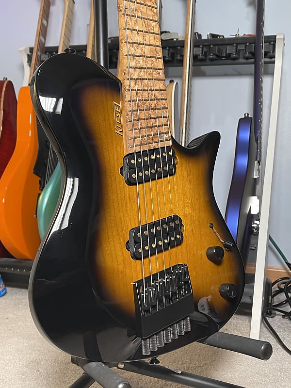 Kiesel Zeus 7 String 2022 Tobacco Sunburst | Reverb