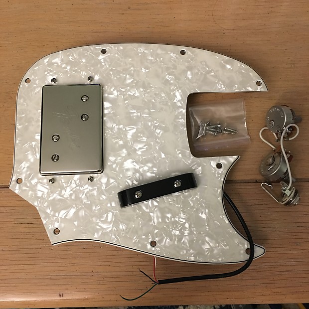 Fender Pawn Shop Mustang Bass LOADED Pickguard w/ Wide Range | Reverb