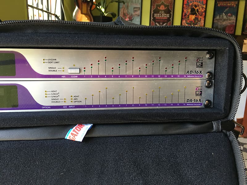 Apogee AD-16X DA-16X in rack bag BUNDLE WOW SAVINGS | Reverb