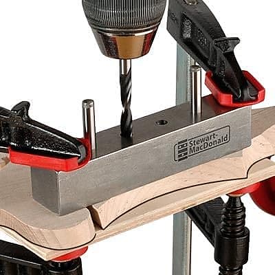 StewMac Mandolin Tuner Drill Jig | Reverb