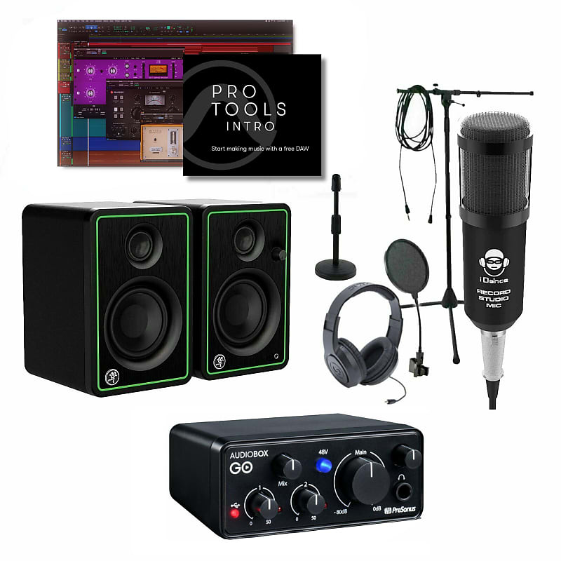 Home Recording Studio Bundle Package w/ Pro Tools Intro - | Reverb