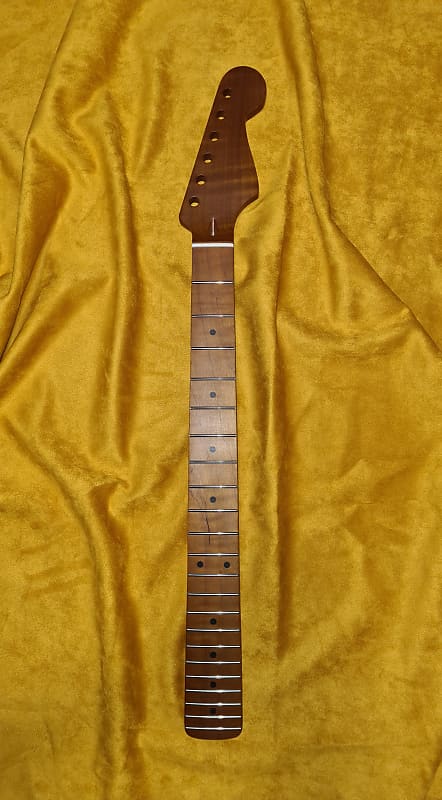 Custom Strat Roasted Maple Neck - Satin | Reverb