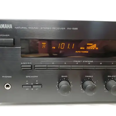 Yamaha RX-595 Natural Sound Stereo Receiver 190W Black - | Reverb