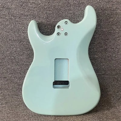 Custom Light Blue Stratocaster Strat Style Guitar Body | Reverb
