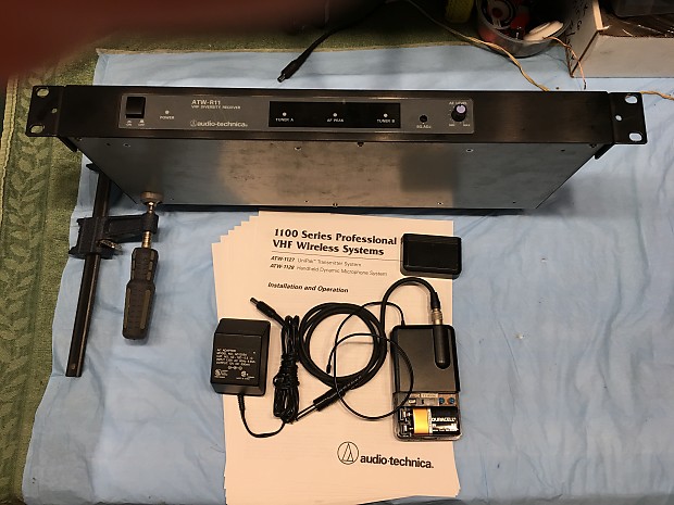 Audio Technica ATW-R11 Guitar Wireless System | Reverb