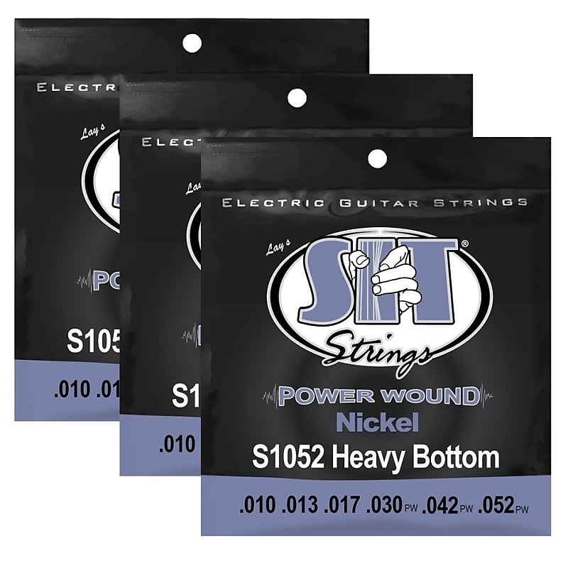 S.I.T. Strings S1052 Heavy Bottom Nickel Power Wound Electric | Reverb