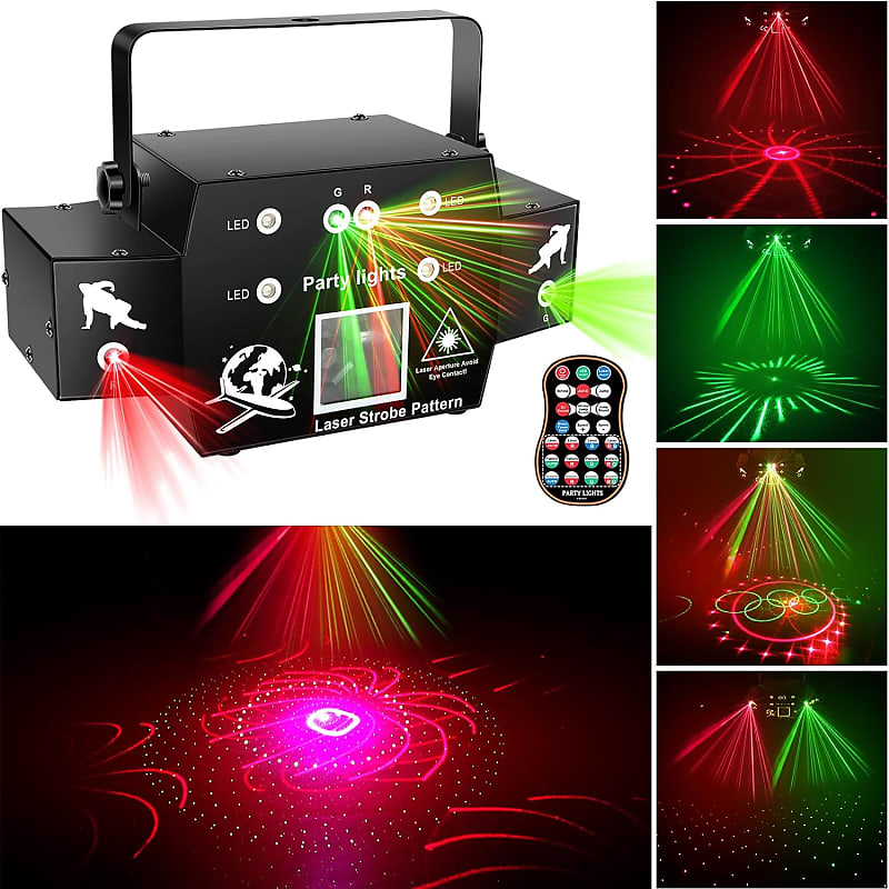 Dj Disco Stage Party Light - Strobe Rgb Led Lights | Reverb