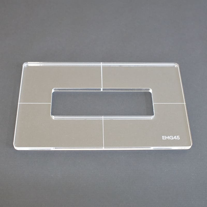 Bass Pickup Routing Template - EMG 45 (6 String) | Reverb UK