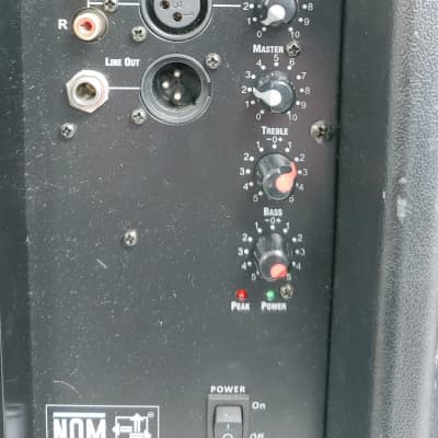 Pair of Edison 1505-2500MKVC Self Powered Speakers 15" & Horn | Reverb