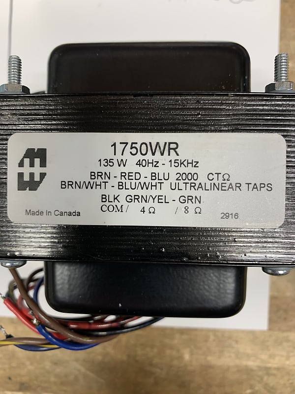 Hammond 1750WR ultra linear output transformer | Reverb
