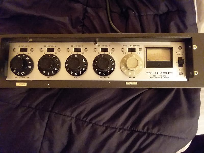 SHURE M67 VINTAGE 4 CHANNEL MICROPHONE MIXER | Reverb