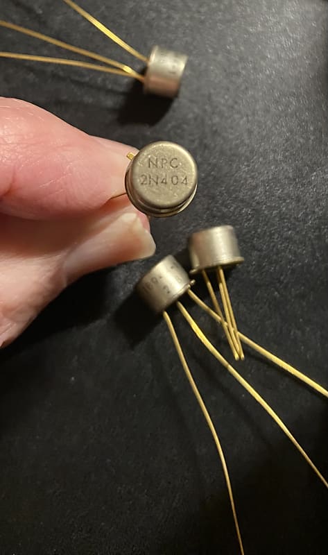 NPC 2N404 Germanium Transistor - Silver | Reverb