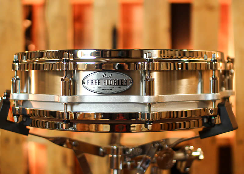 Pearl 14x3.5 Free Floating Stainless Steel Piccolo Snare Drum | Reverb