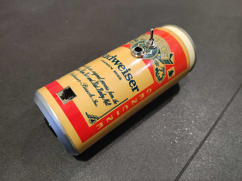 LO-FI Vintage Phone Budweiser Beer Can Shaped Microphone | Reverb