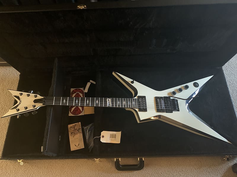 Dean USA Dime Dimebag Stealth Custom guitar 2016 white with | Reverb