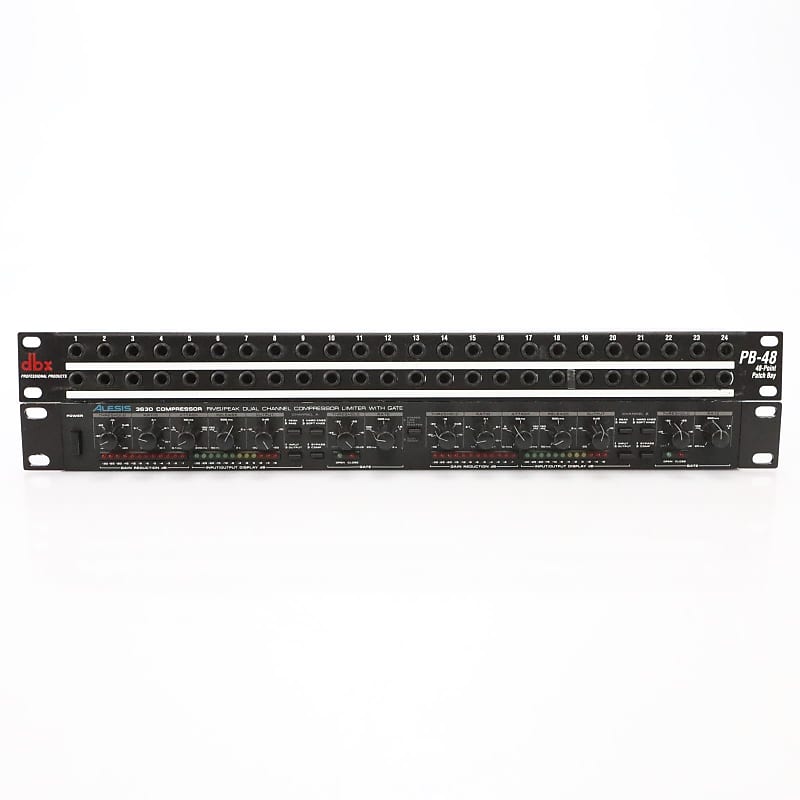 Alesis 3630 Dual Channel Compressor Limiter Gate & DBX PB-48 | Reverb