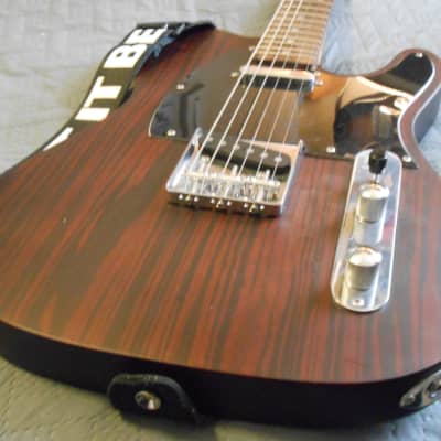 Zuwei Fender Rosewood Veneer Telecaster, Beatles/George | Reverb